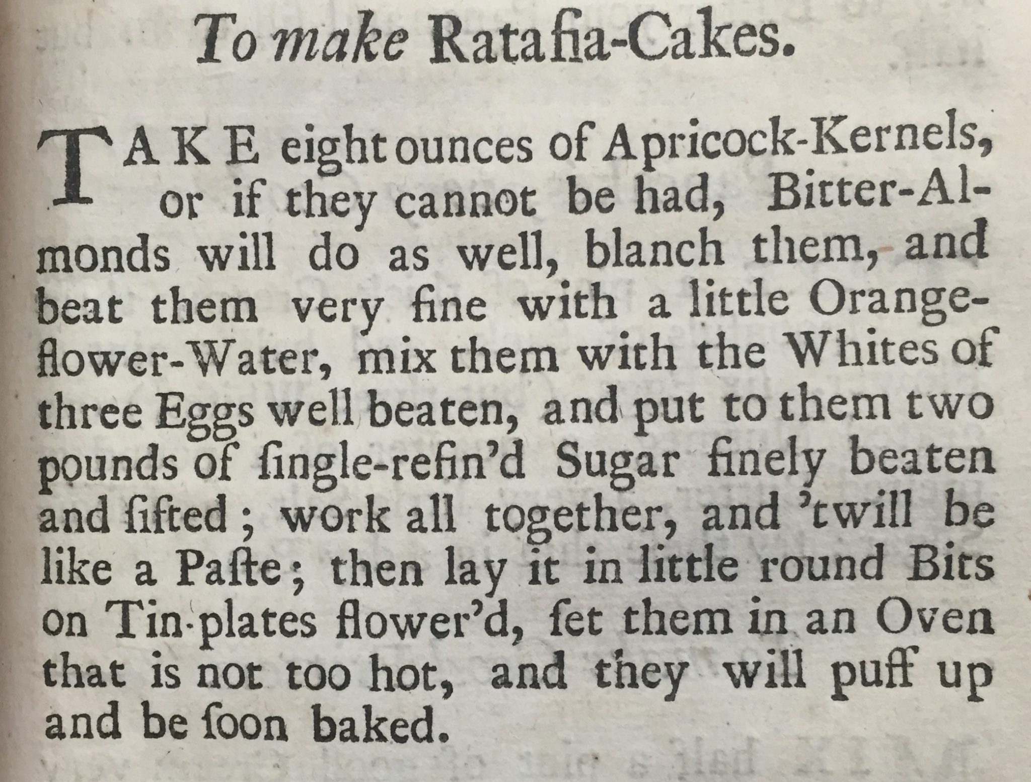 Ready, Set, Bake: Recipes from the 18th and 19th Century