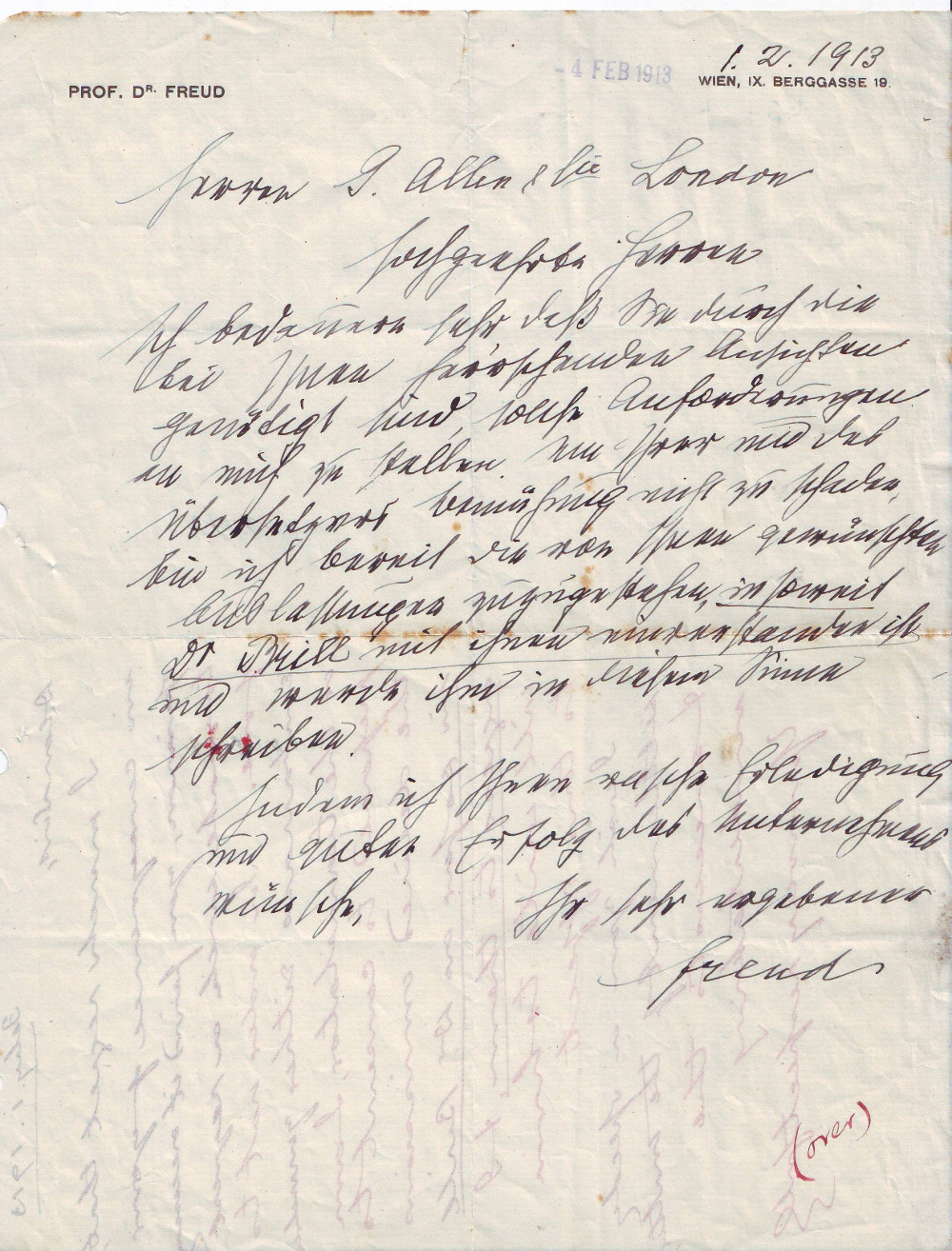 Freud at Reading | Special Collections